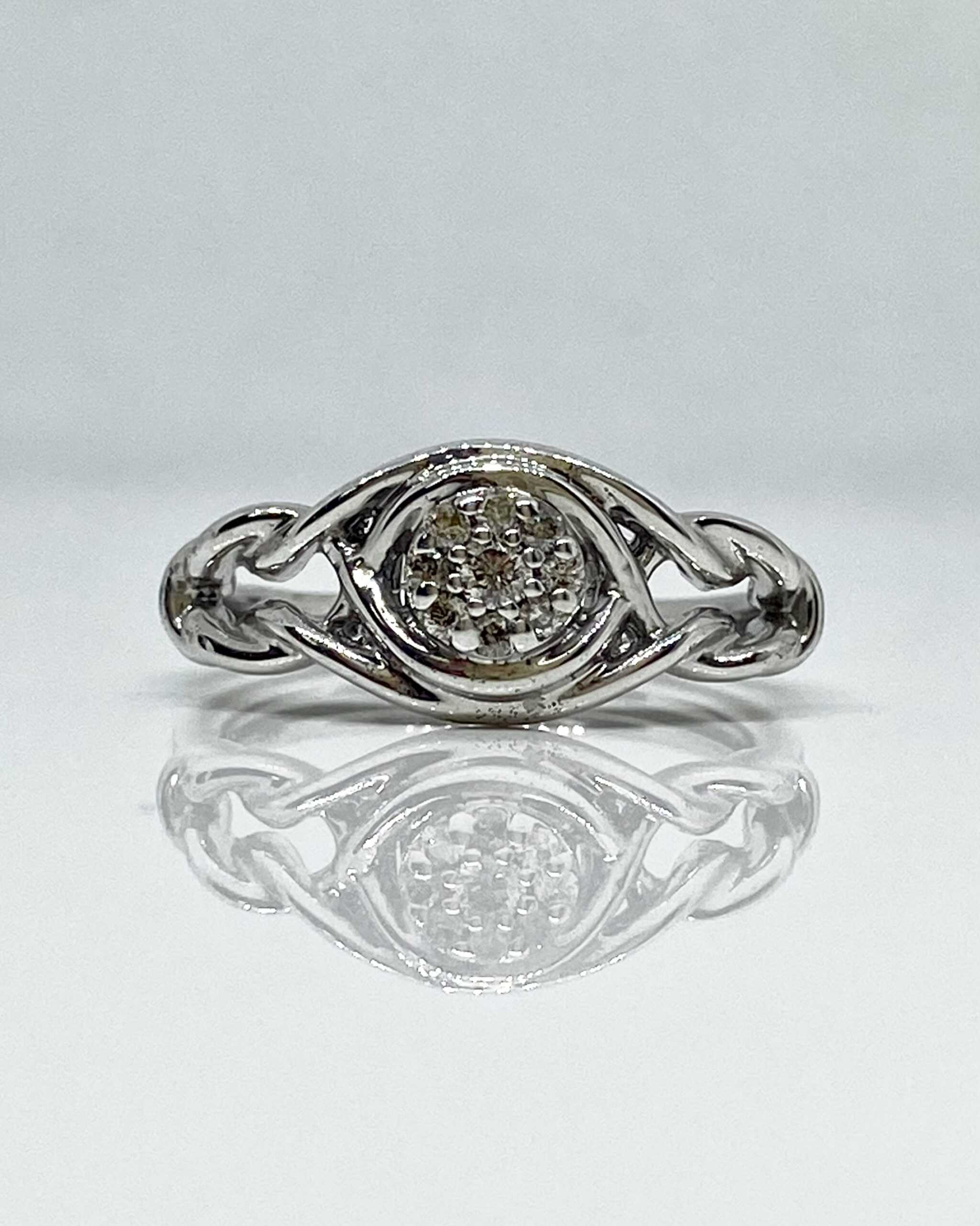 Silver Diamond Ring - Taylor Healey Jewelry